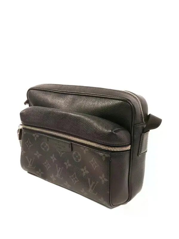 LOUIS VUITTON Monogram Eclipse Taiga Leather Messenger Bag