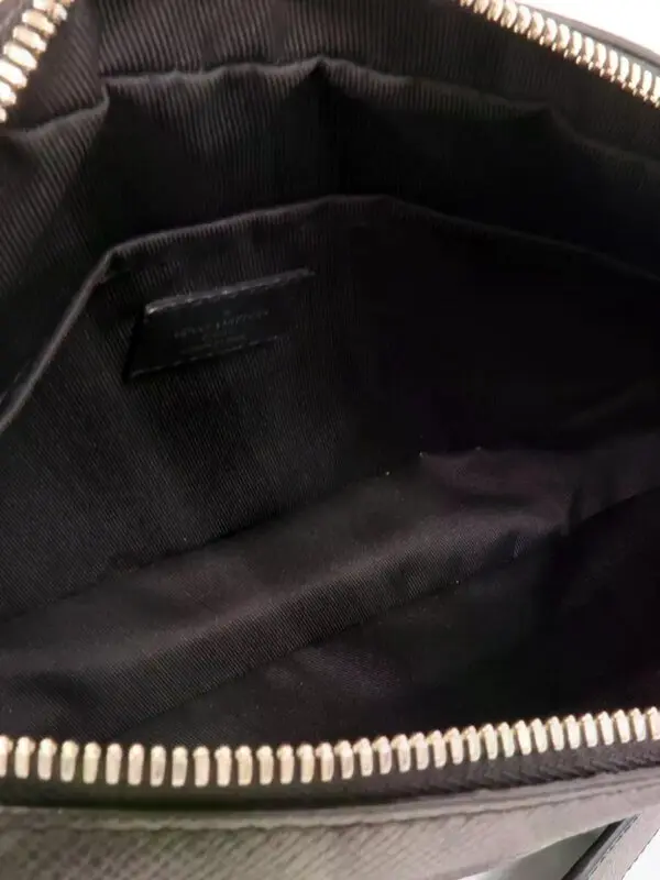 LOUIS VUITTON Monogram Eclipse Taiga Leather Messenger Bag