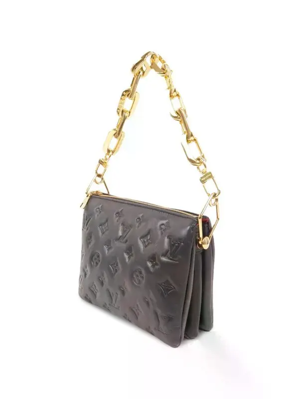 LOUIS VUITTON Bb Monogram Coussin Shoulder Bag - Black