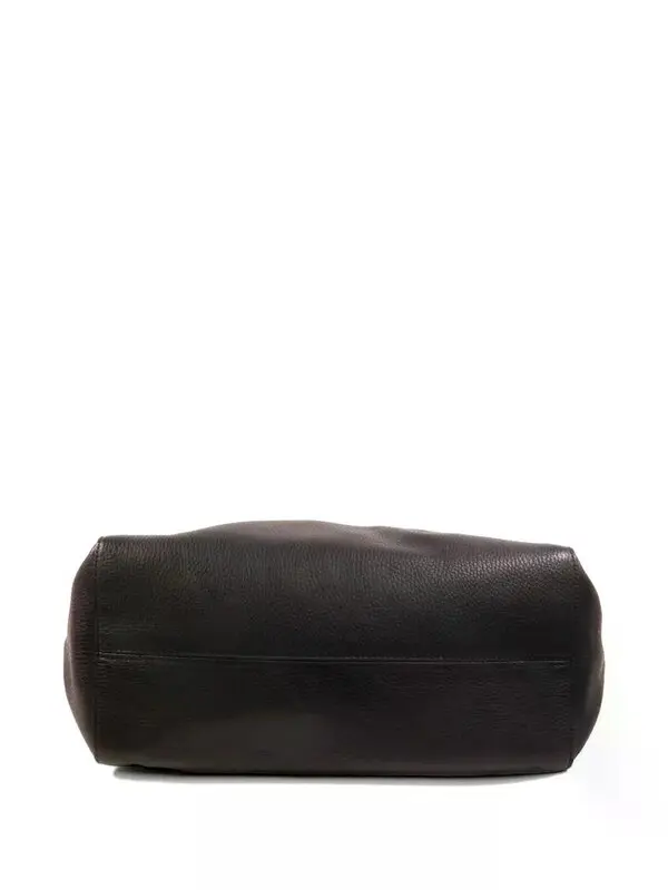 Gucci Gg Plaque Leather Tote Bag