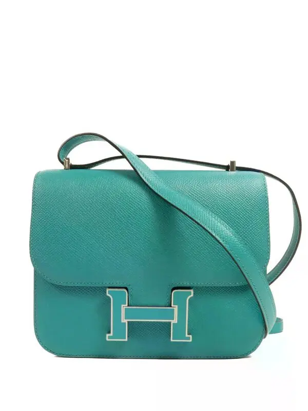 Hermès Mini Constance Shoulder Bag - Blue