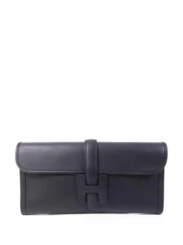 Hermès Jige Calfskin Clutch Bag