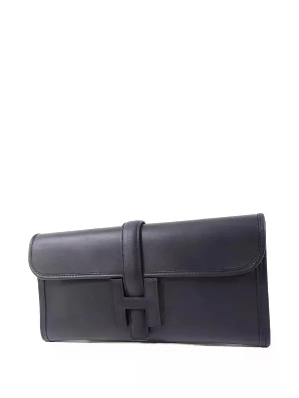 Hermès Jige Calfskin Clutch Bag
