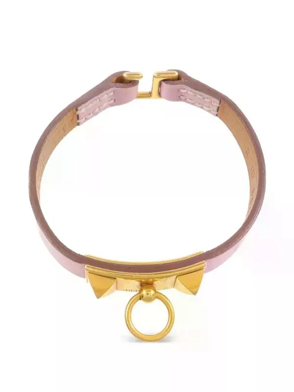 Hermès Mini Rivale Leather Bracelet