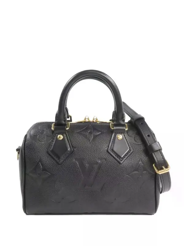 LOUIS VUITTON Speedy 20 Bandoulière Tote Bag - Black