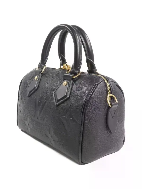 LOUIS VUITTON Speedy 20 Bandoulière Tote Bag - Black