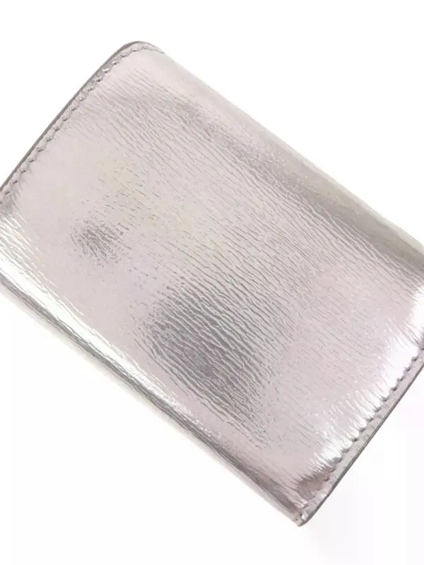 Balenciaga Bb-logo Wallet - Silver