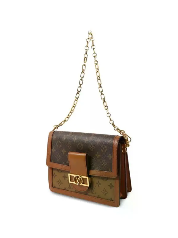 LOUIS VUITTON Dauphine Mm Monogram Reverse Shoulder Bag