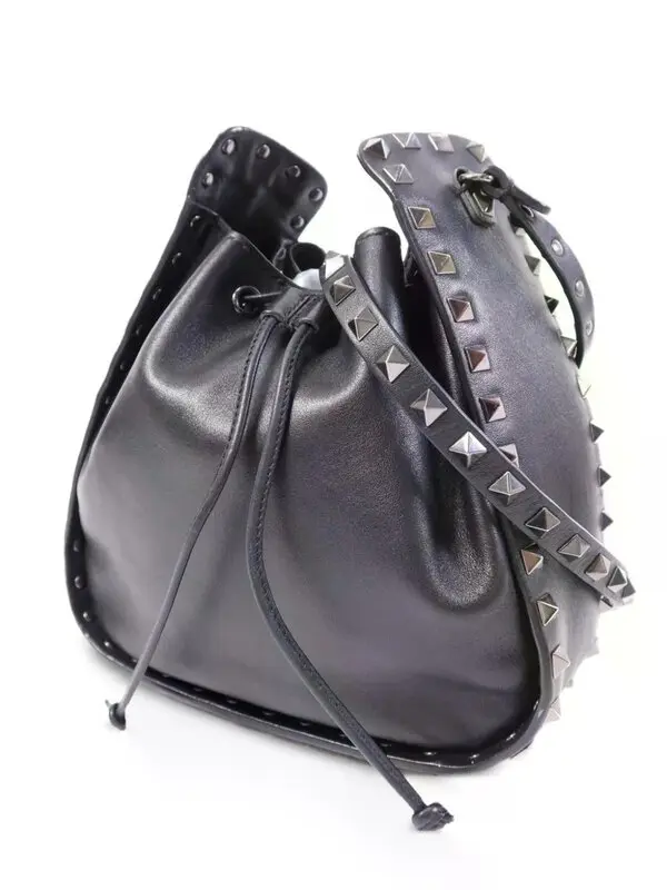 Valentino Garavani Rockstud Leather Bucket Bag