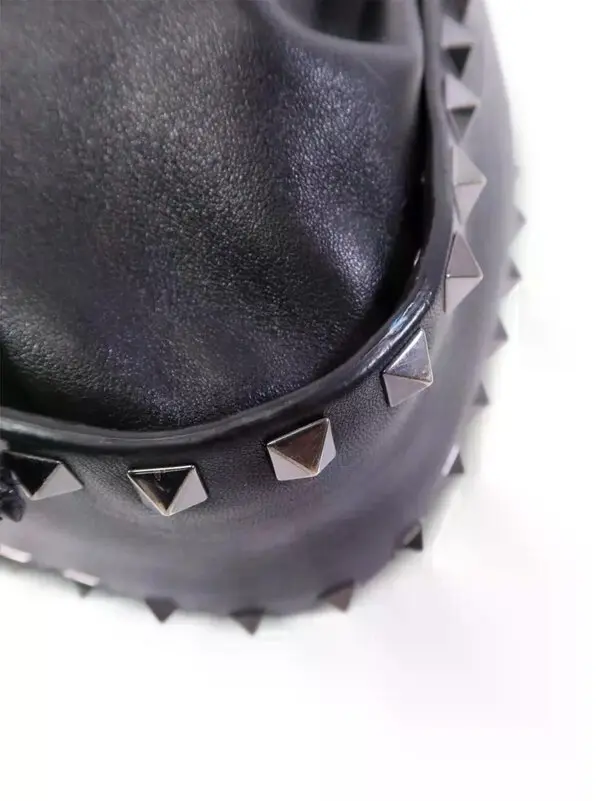 Valentino Garavani Rockstud Leather Bucket Bag