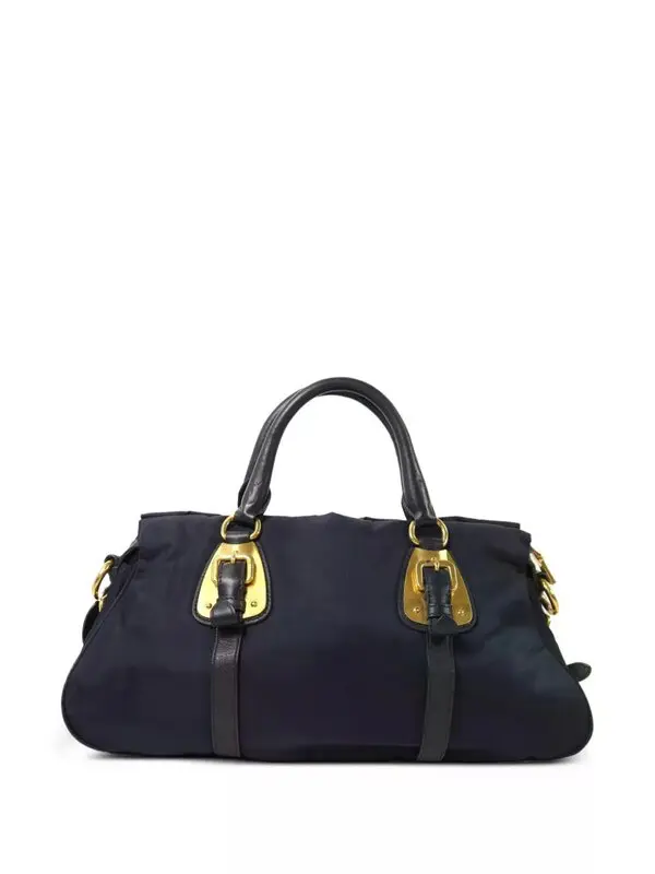 Prada Buckled-detail Tote Bag
