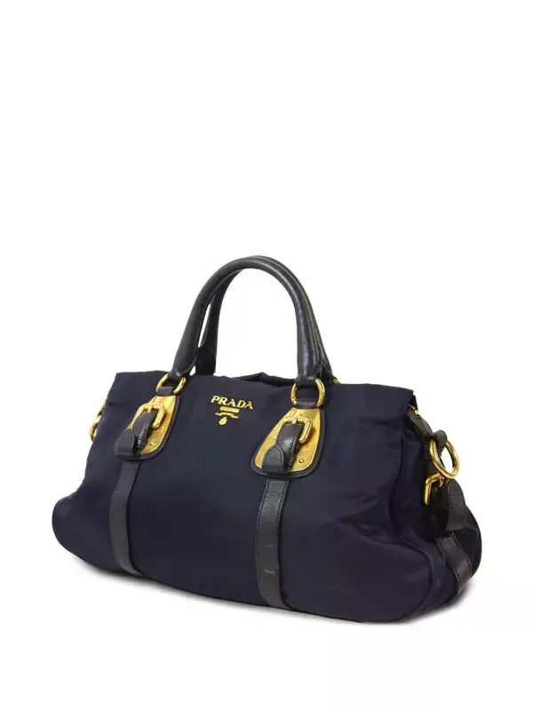 Prada Buckled-detail Tote Bag