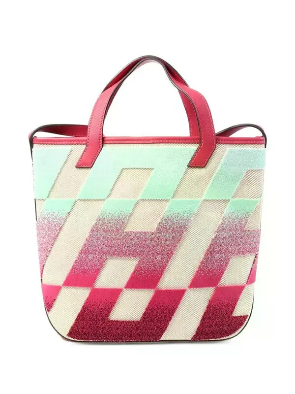 Hermès Cabas H En Biais 27 Tote Bag