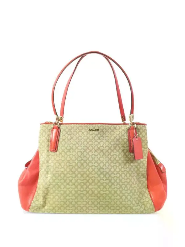 COACH VINTAGE Monogram Canvas Shoulder Bag