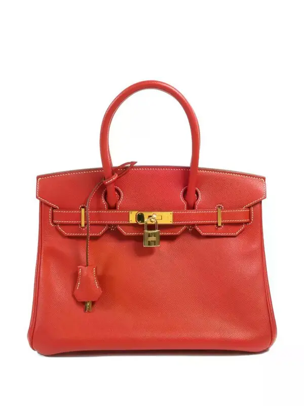 Hermès Birkin 30 Tote Bag - Red