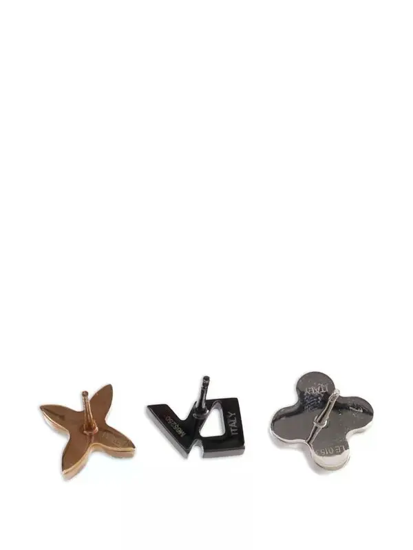 LOUIS VUITTON Love Letters Mismatched Stud Earrings