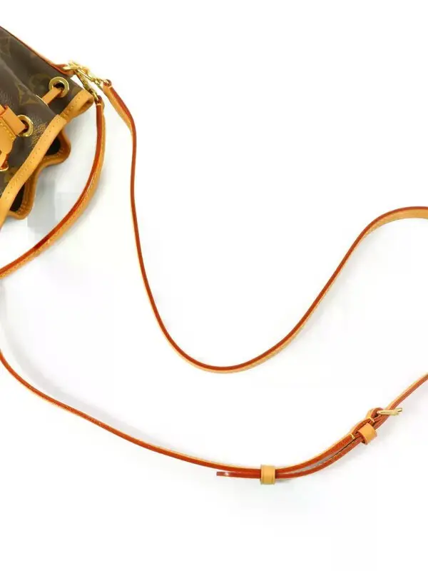 LOUIS VUITTON Nano Noe Monogram Canvas Bucket Bag