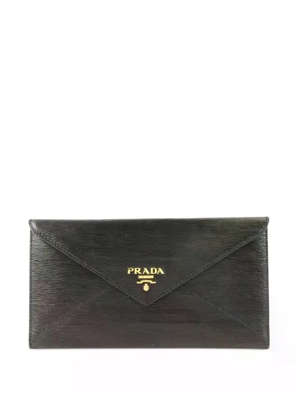 Prada Saffiano Leather Envelope Wallet