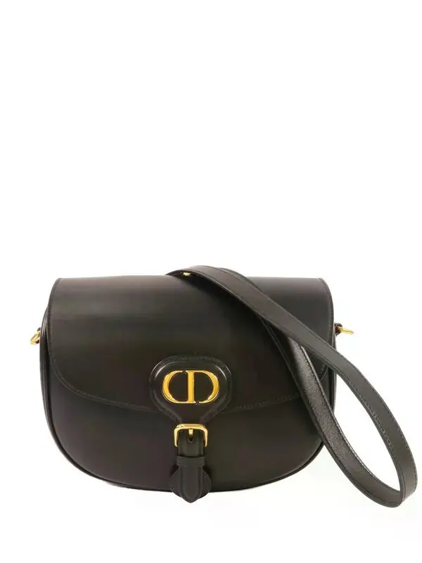 Dior Bobby Buckle Shoulder Bag - Black
