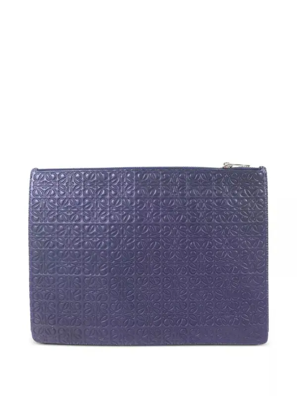 Loewe Anagram Embossed Clutch Bag