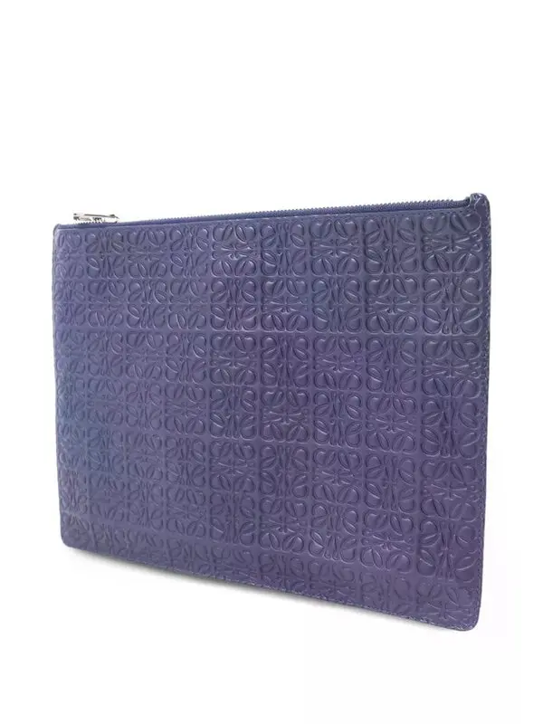 Loewe Anagram Embossed Clutch Bag