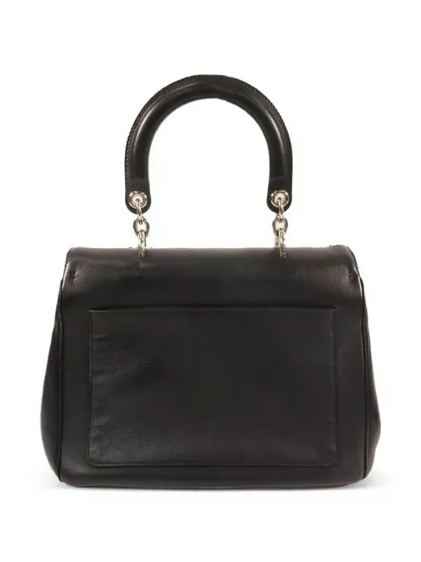 Dior Houndstooth Embroidered Floral Patch Tote Bag