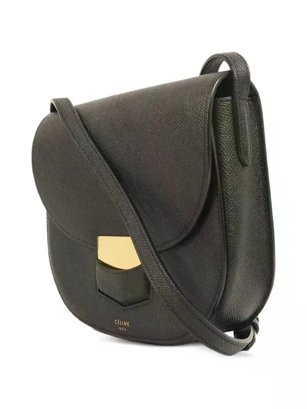 Celine Ghw Trotteur Leather Crossbody Bag