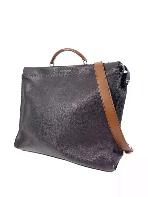 Fendi Peekaboo Leather Shoulder Bag