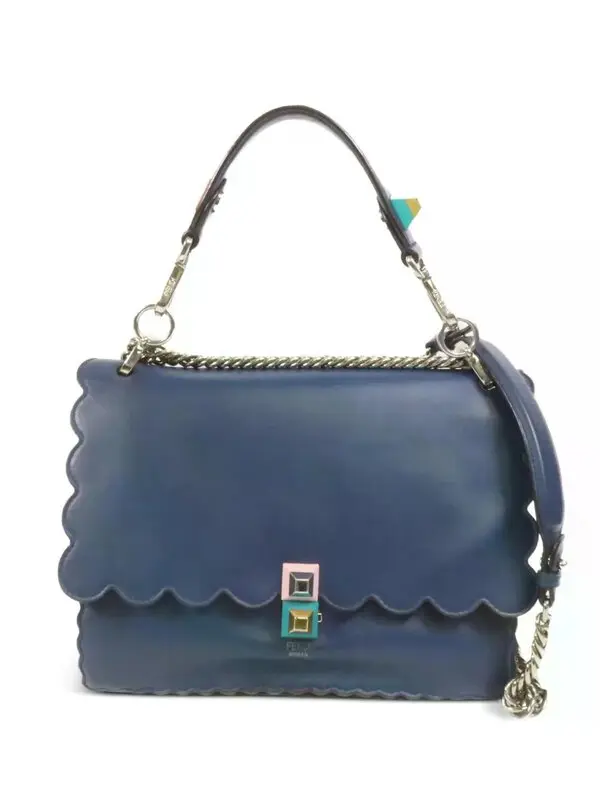 Fendi Kan I Scalloped Tote Bag