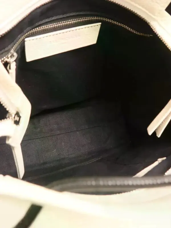 Balenciaga Logo-print Leather Tote Bag
