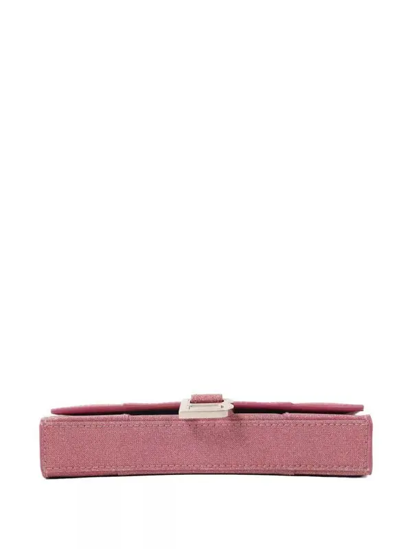 Balenciaga Mini Hourglass B Logo Chain Wallet