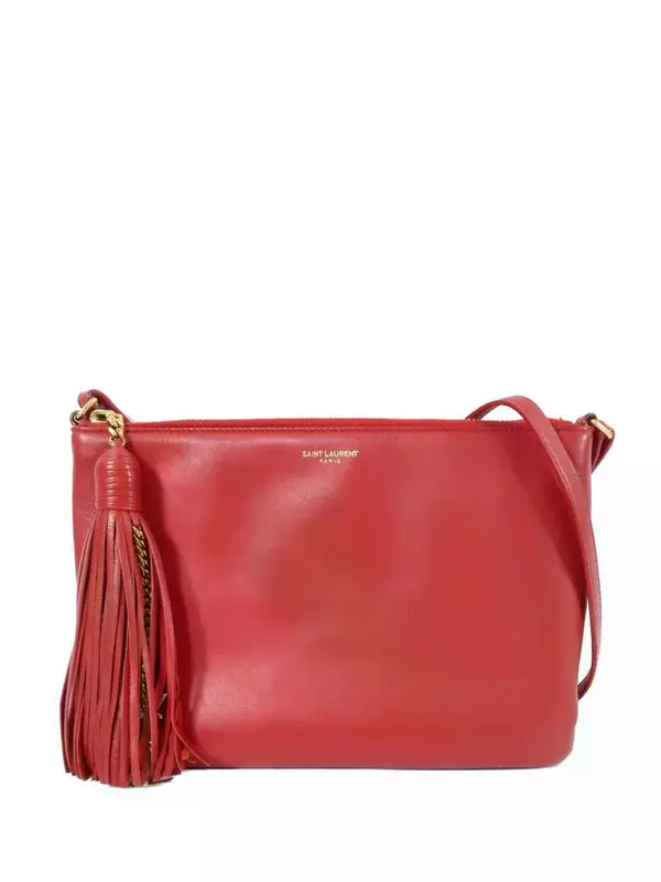 Saint Laurent Leather Crossbody Bag - Red