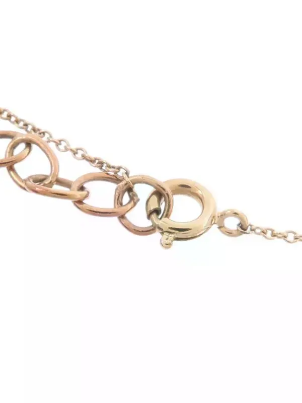 Dior Cannage Cd Logo Faux Pearl Necklace