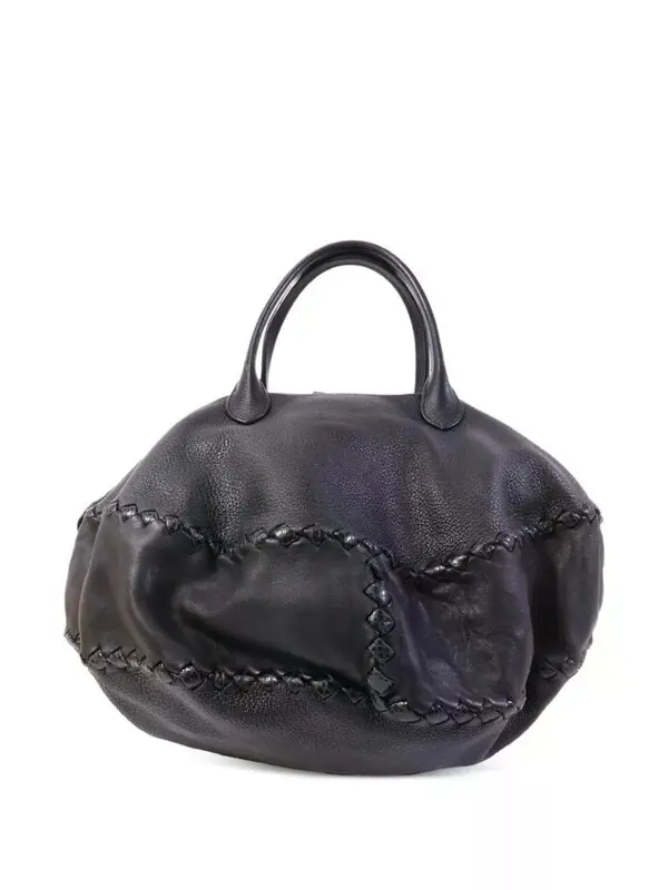 Bottega Veneta Cushion Intrecciato Tote Bag - Black