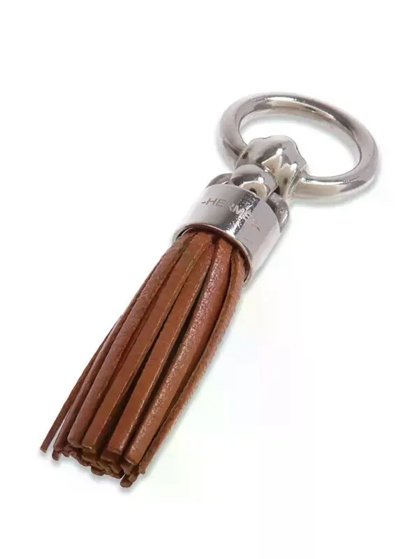 Hermès Swift Leather Tassel Charm - Brown
