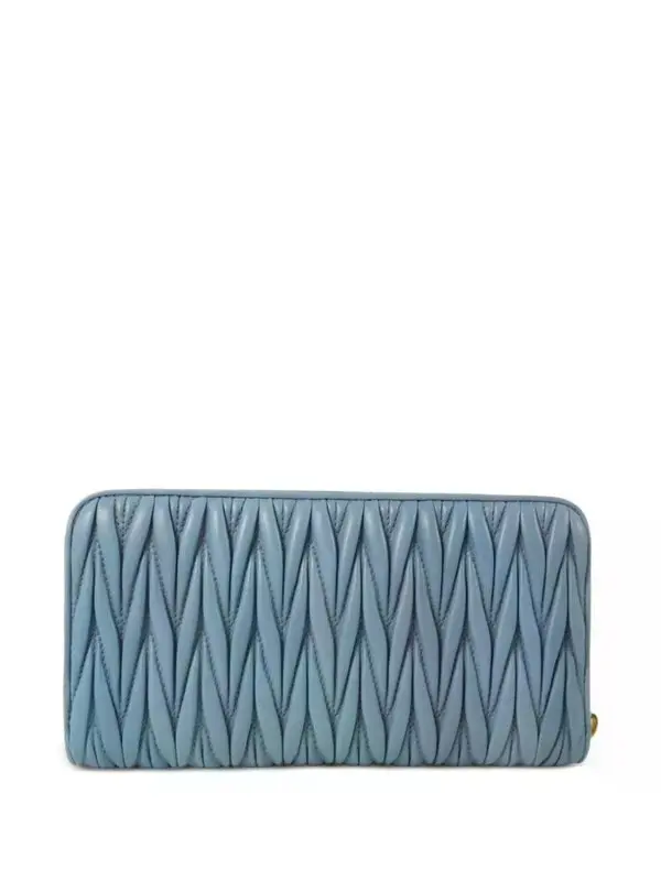 Miu Miu Matelassé Leather Wallet