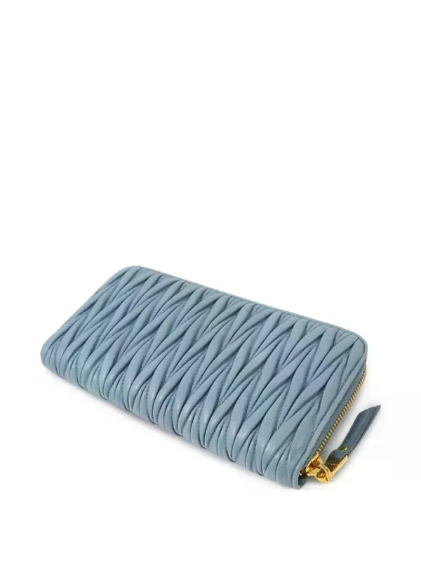 Miu Miu Matelassé Leather Wallet