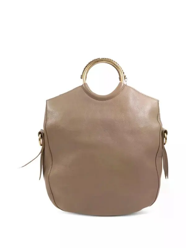 See By Chloé Leather Ring-handle Tote Bag