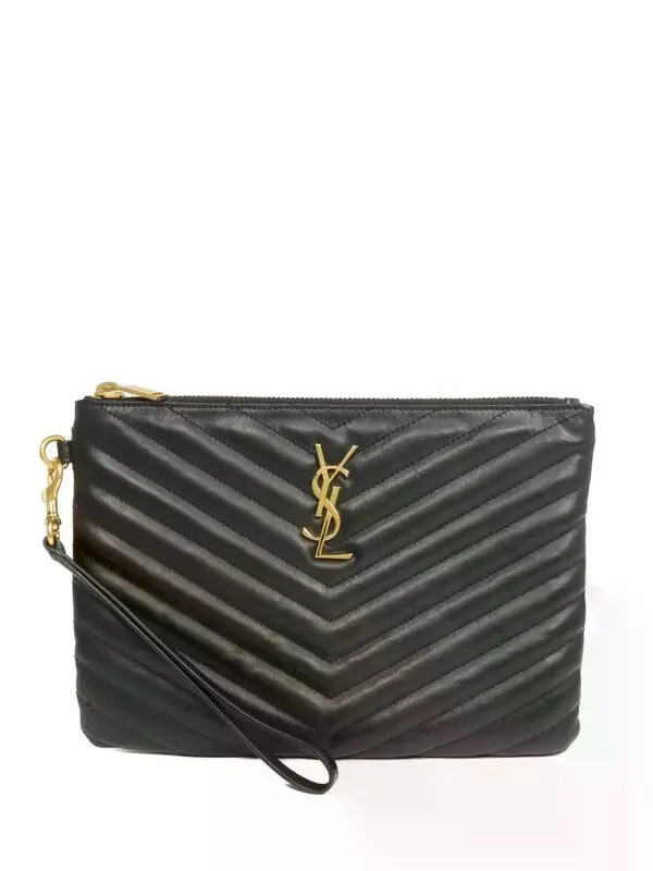 Saint Laurent Quilted Pouch