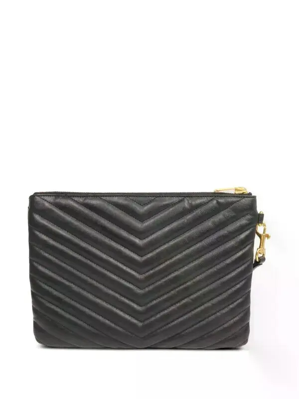 Saint Laurent Quilted Pouch