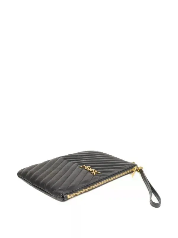 Saint Laurent Quilted Pouch