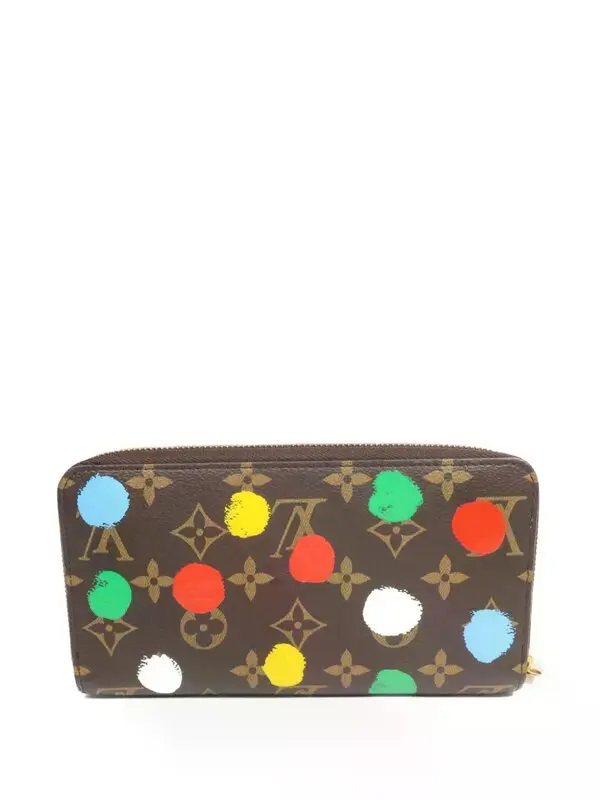 LOUIS VUITTON X Yayoi Kusama Monogram Zip Wallet