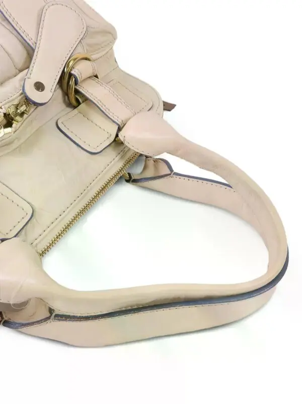 Chloé Quilted Leather Handbag - Neutrals