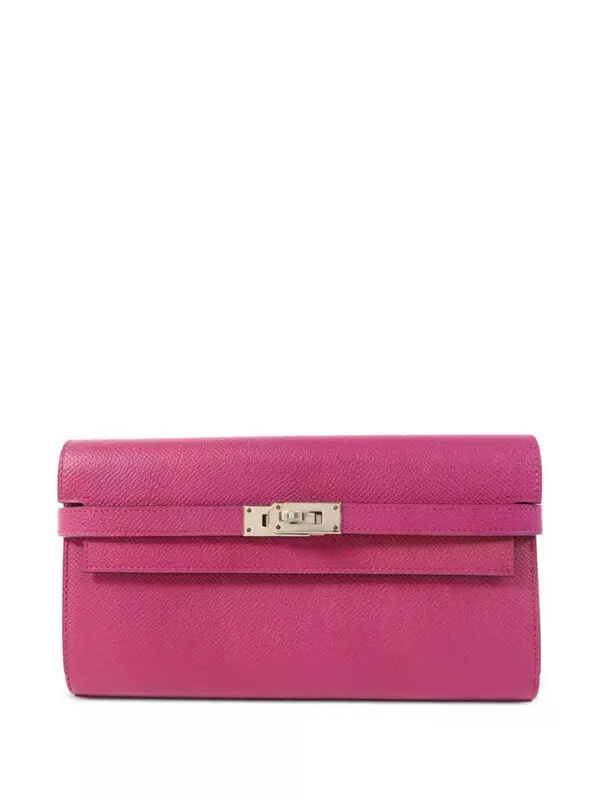 Hermès Kelly Epsom Wallet - Pink