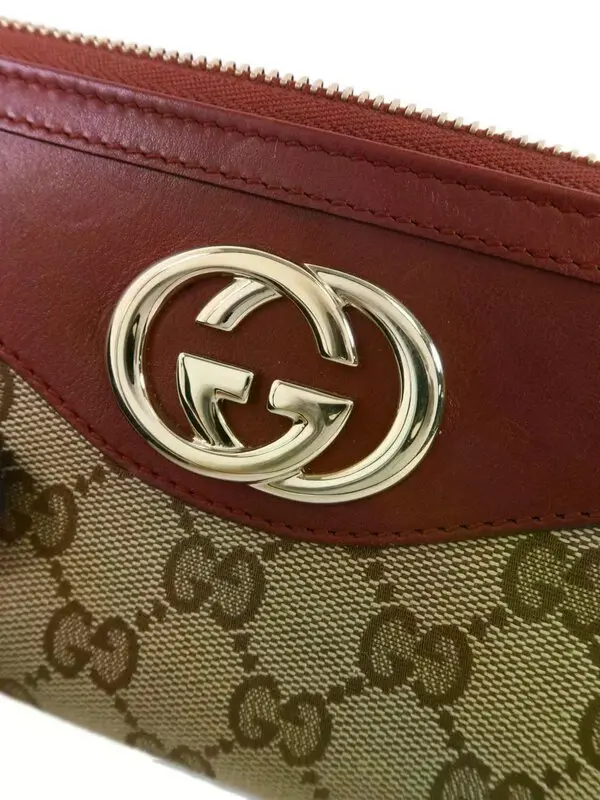 Gucci Gg Supreme Interlocking-g Calfskin Wallet