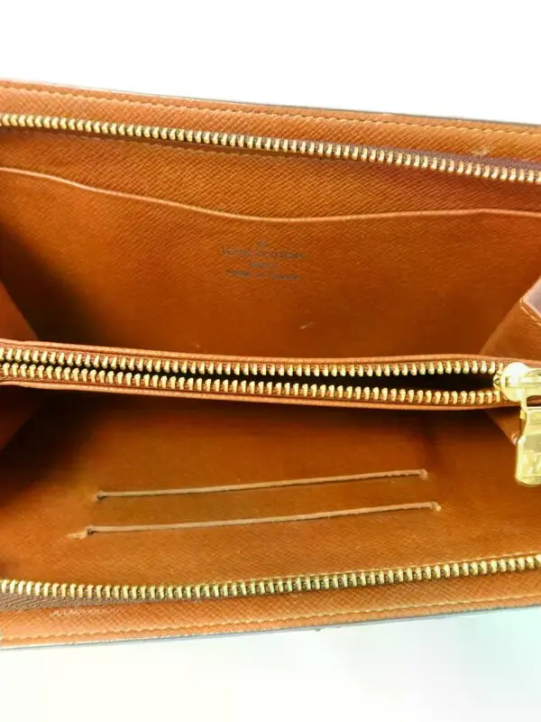 LOUIS VUITTON Monogram Porte Monnaie Zip Wallet