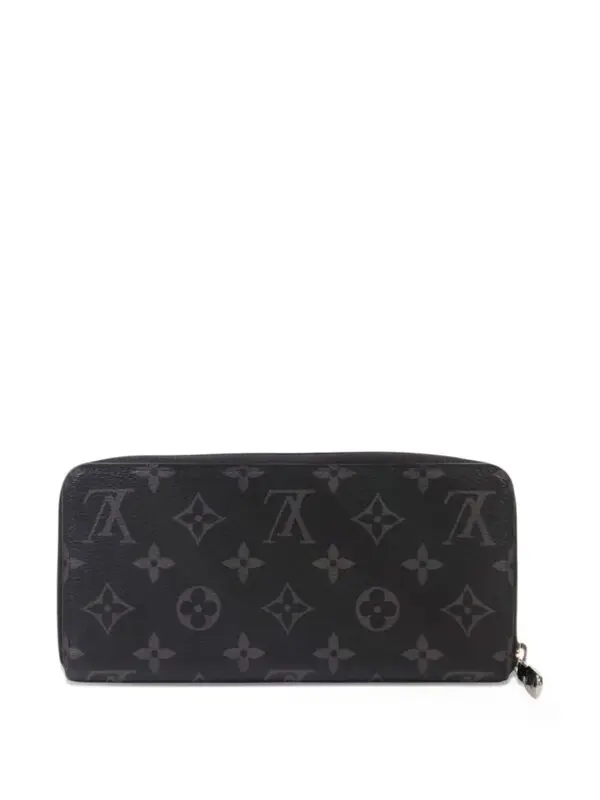 LOUIS VUITTON Monogram Eclipse Zippy Wallet - Black