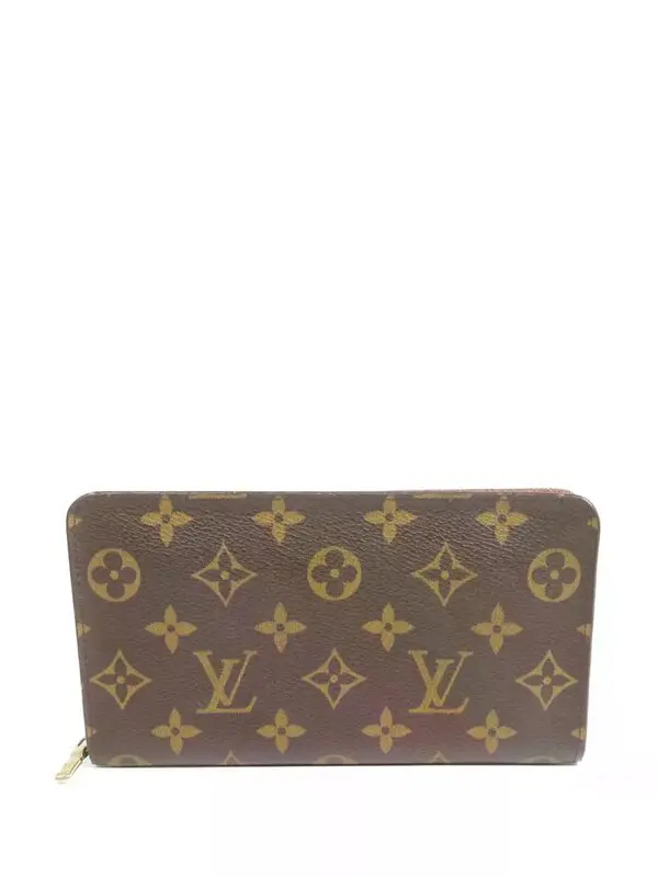LOUIS VUITTON Monogram Zip Wallet - Brown