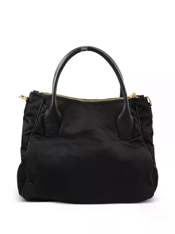 Prada Logo-plaque Tote Bag