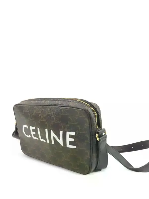 Celine Triomphe Canvas Messenger Bag - Brown